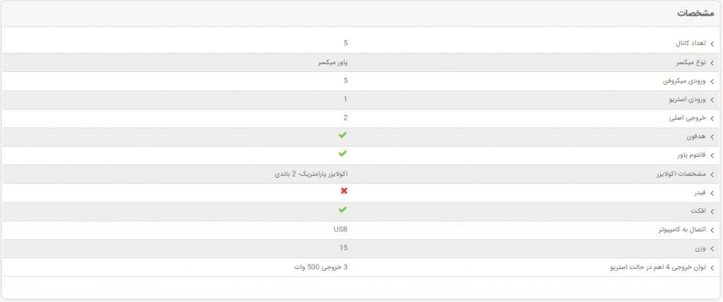 پاور میکسر اکوچنگ ECHO CHANG iMX 6060 HYBRID » تجهیزات صوتی